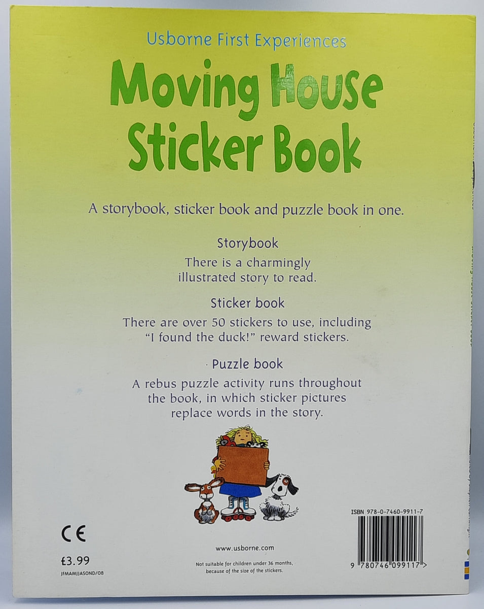 Moving House - Sticker Book – Pre-Booked